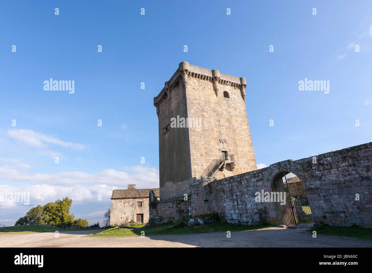 Monterrey Castle, fortress and palace, Ourense province, Galicia, Spain ...
