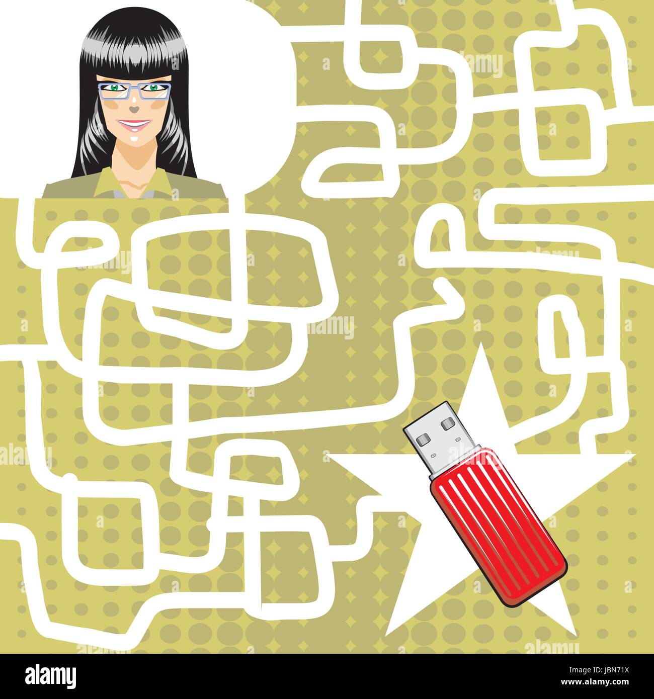 Pendrive drawing hi-res stock photography and images - Alamy