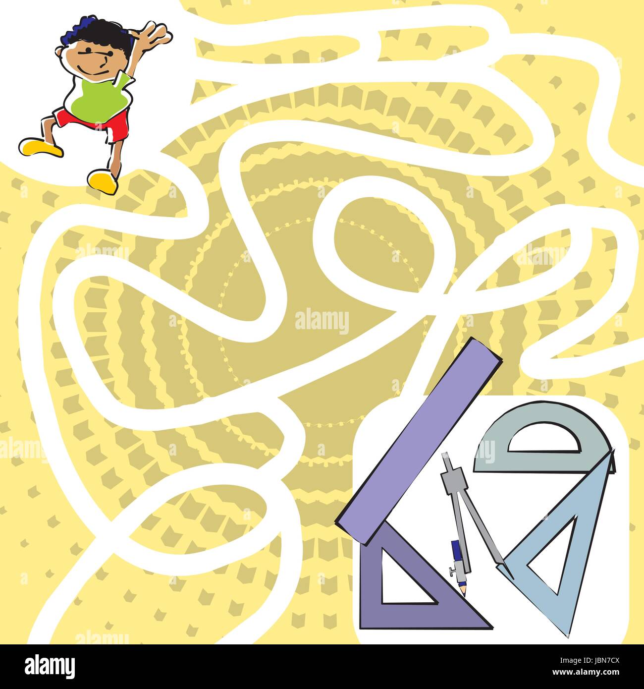 Geometry tools Stock Vector Images - Alamy