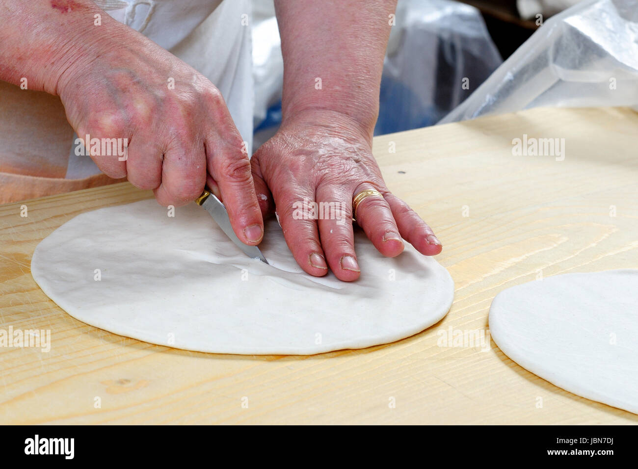 The Carasau is a typical Sardinian bread, spread all over the island is ...