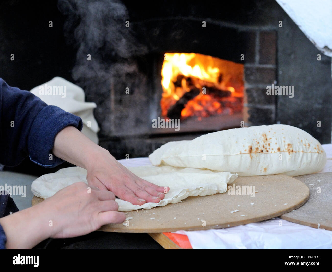 The Carasau is a typical Sardinian bread, spread all over the island is ...