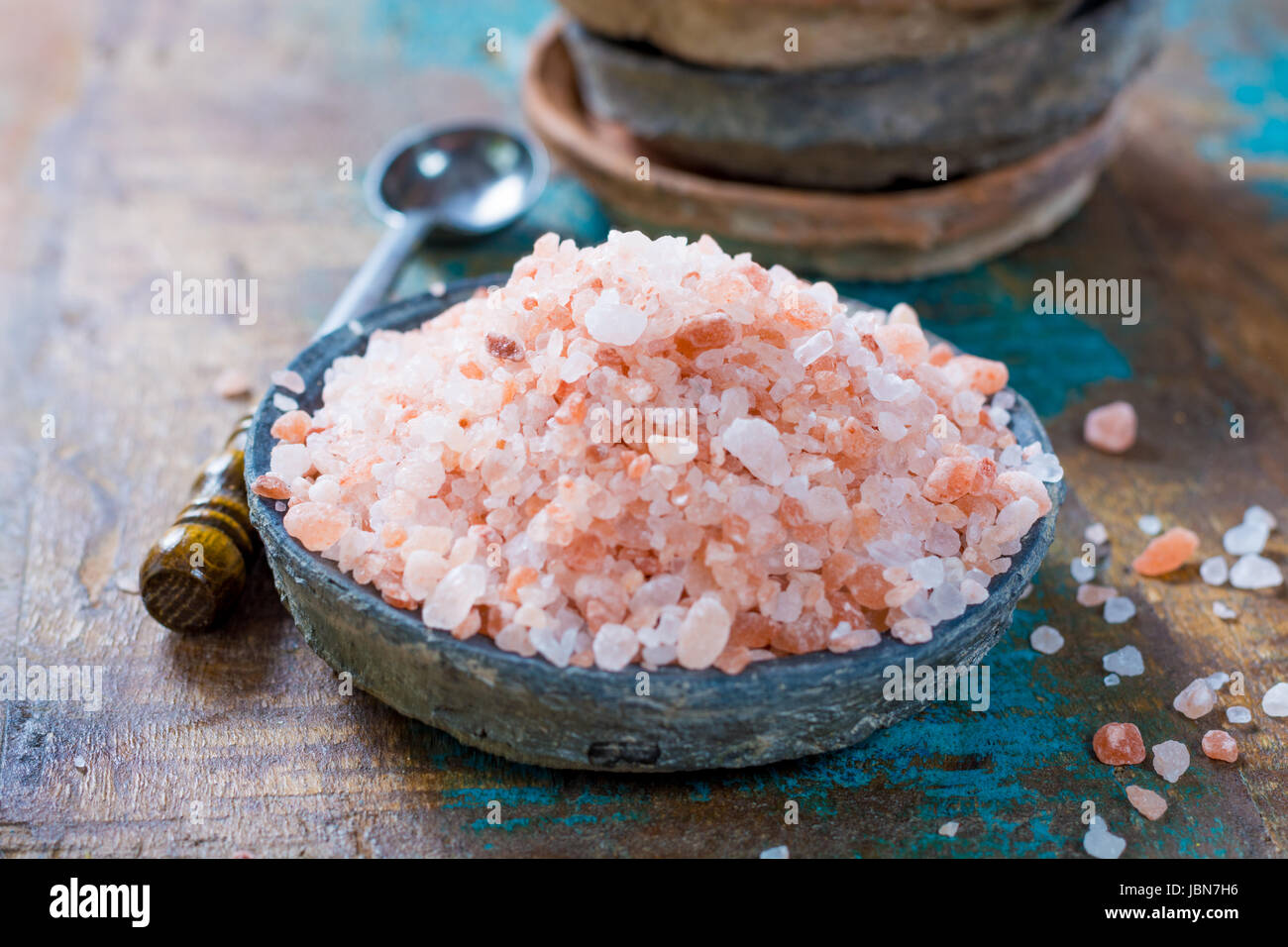 Pink salt from the Himalayas Stock Photo - Alamy