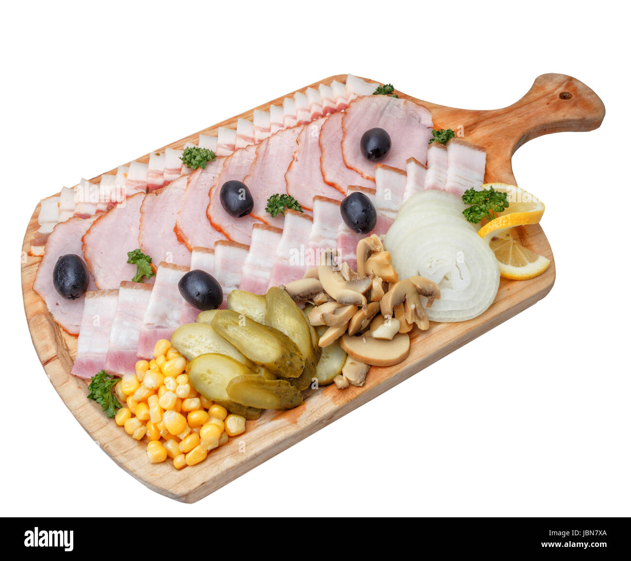 Bacon mushrooms Cut Out Stock Images & Pictures - Alamy