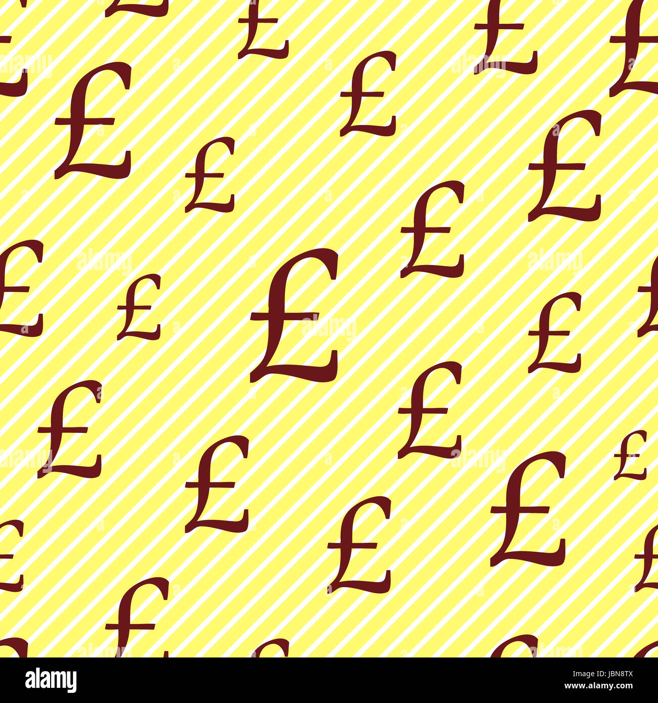 Pound seamless pattern, uk currency. A vector illustration Stock Photo ...