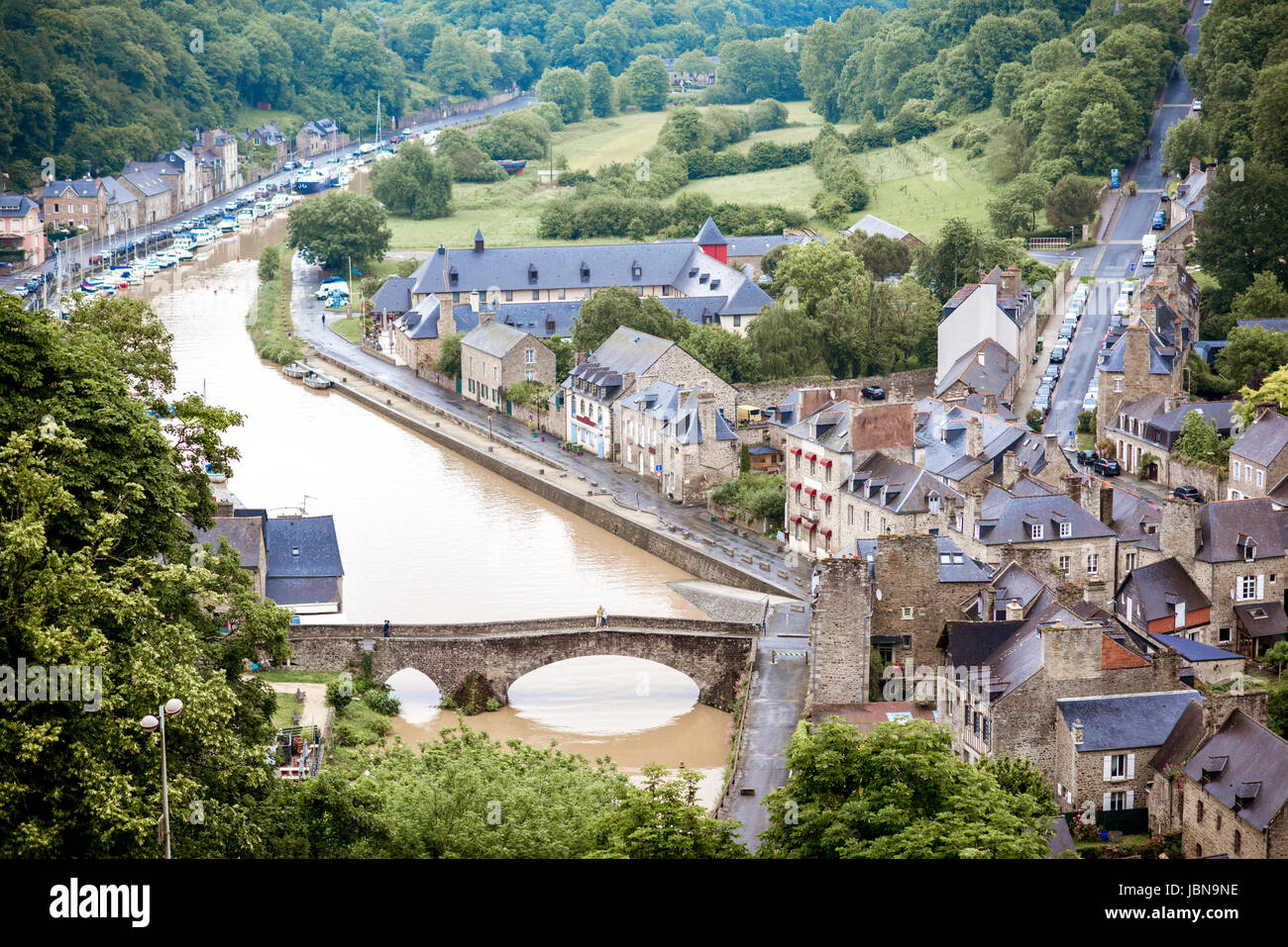 Dinan town in France Stock Photo - Alamy