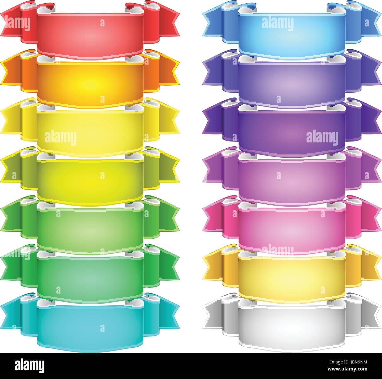 vector ribbons set Stock Vector Image & Art - Alamy