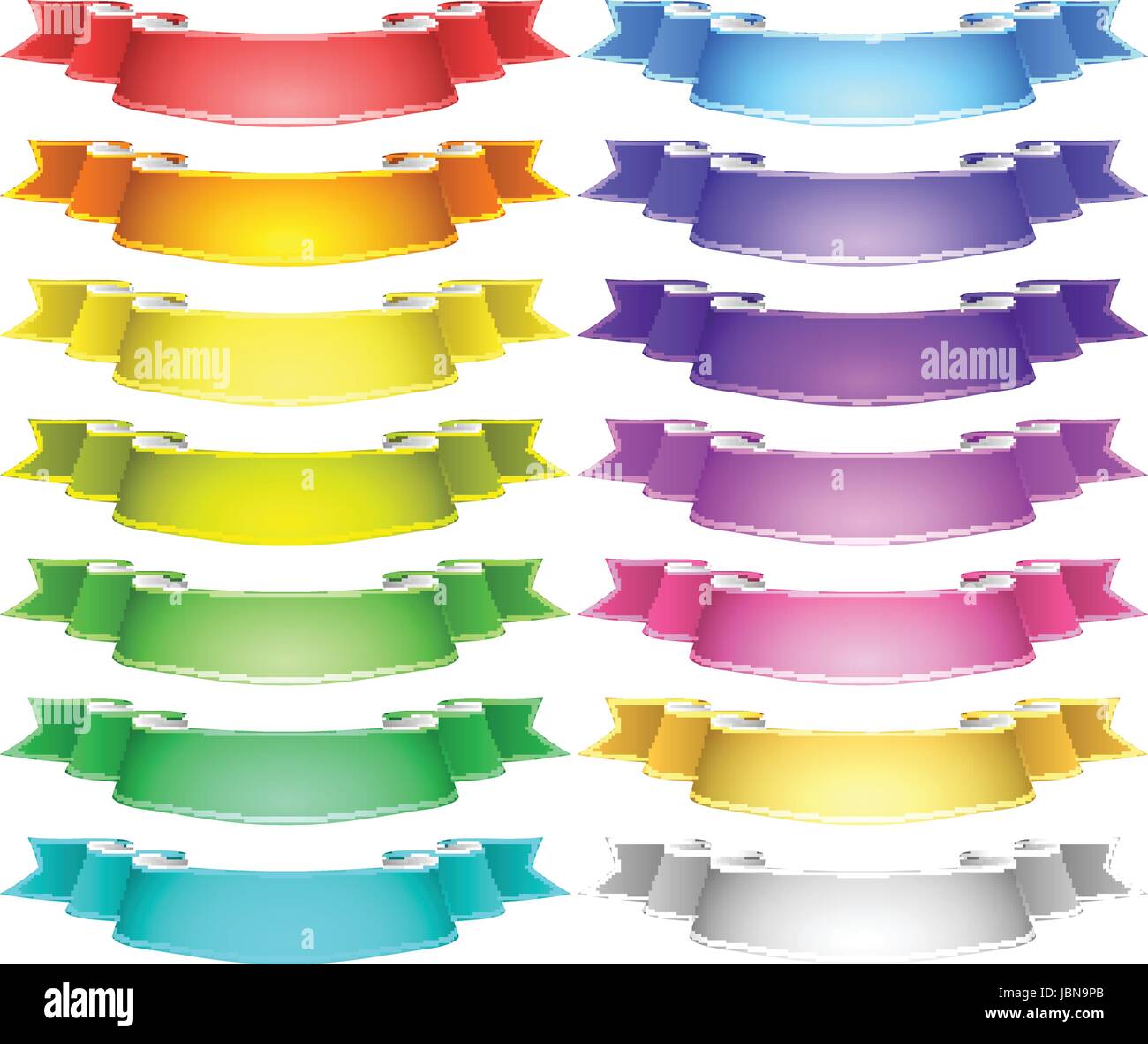 vector ribbons set Stock Vector Image & Art - Alamy