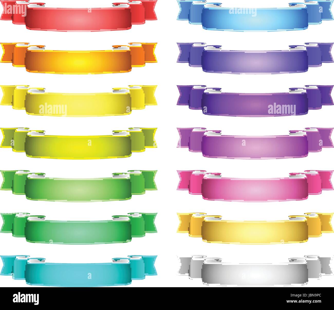 vector ribbons set Stock Vector Image & Art - Alamy
