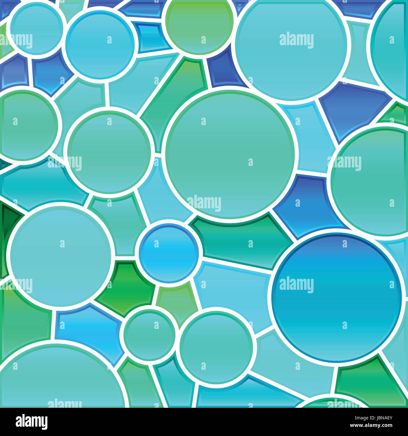 Abstract Vector Stained Glass Mosaic Background Stock Vector Image