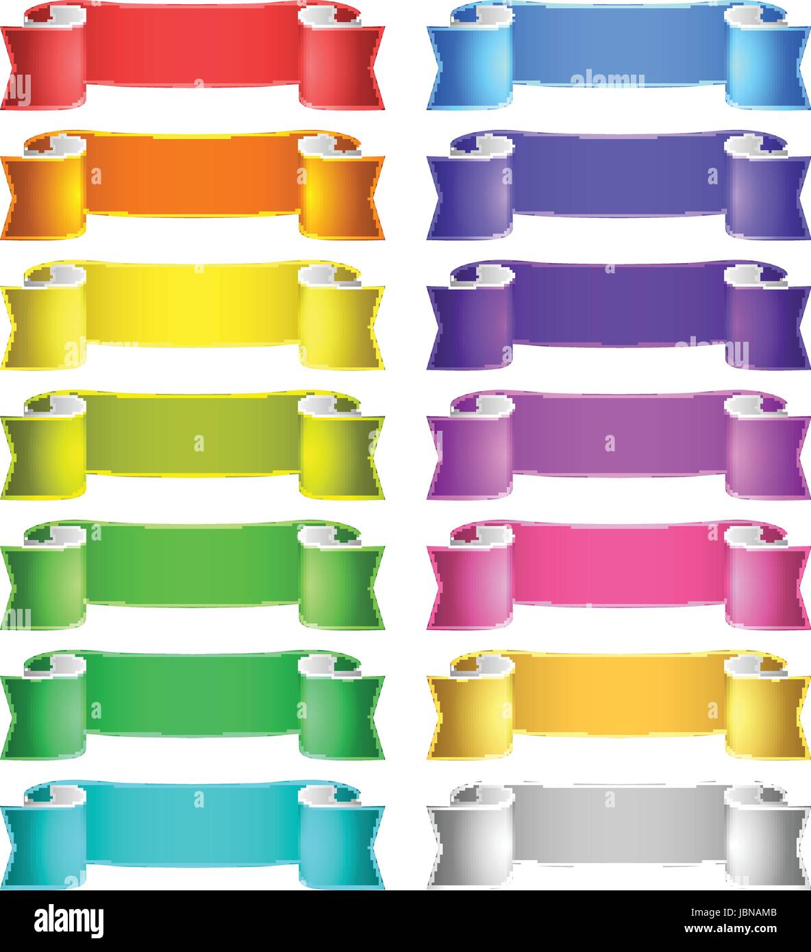 vector ribbons set Stock Vector Image & Art - Alamy
