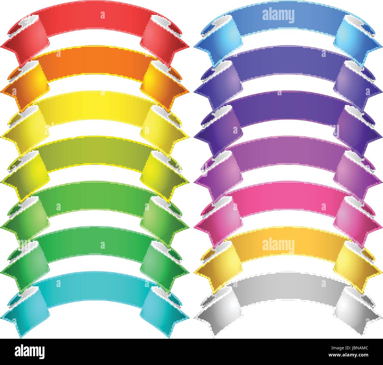 vector ribbons set Stock Vector Image & Art - Alamy