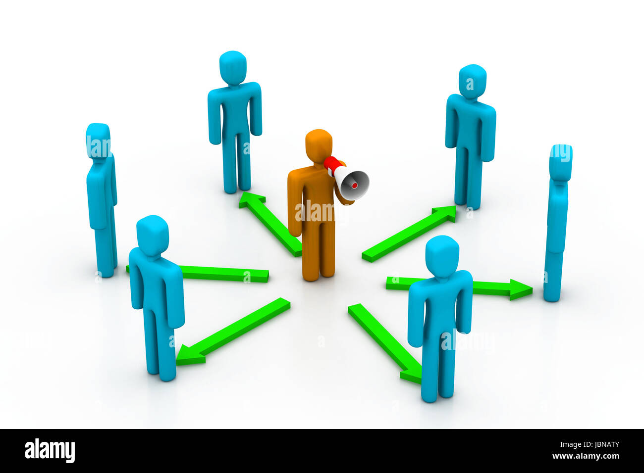 Speaker talking to audience Cut Out Stock Images & Pictures - Alamy