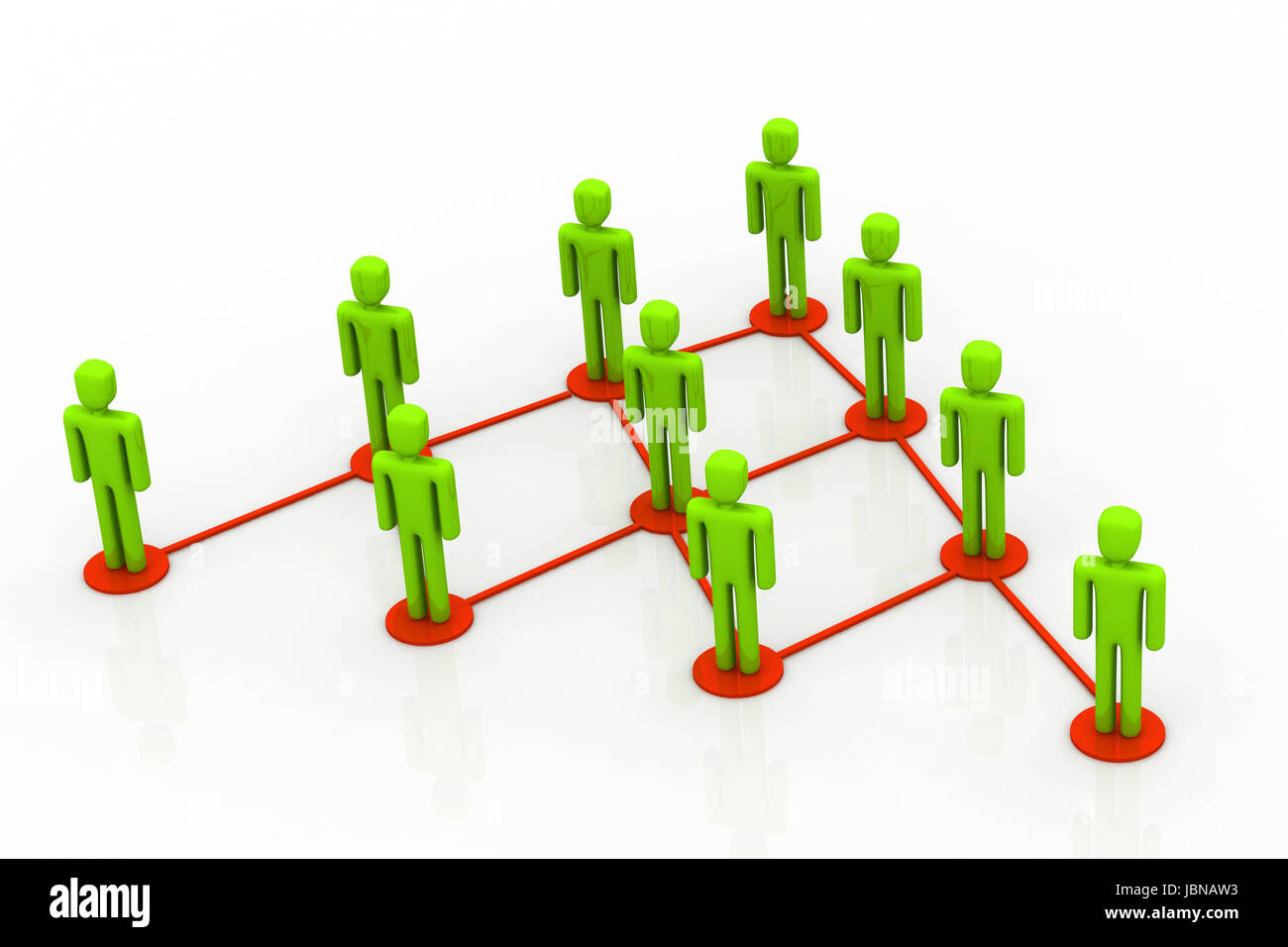 Business network connection stick figure hi-res stock photography and ...