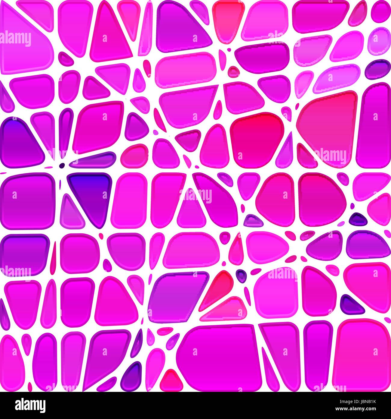 abstract vector stained-glass mosaic background - magenta and violet ...