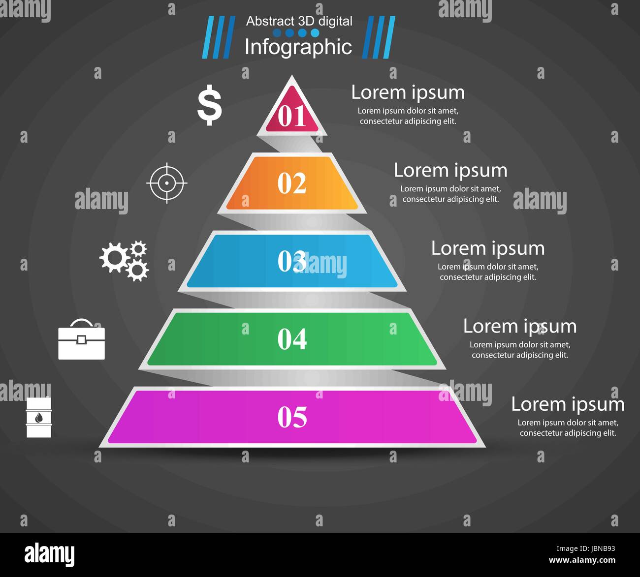 Information pyramid hi-res stock photography and images - Alamy
