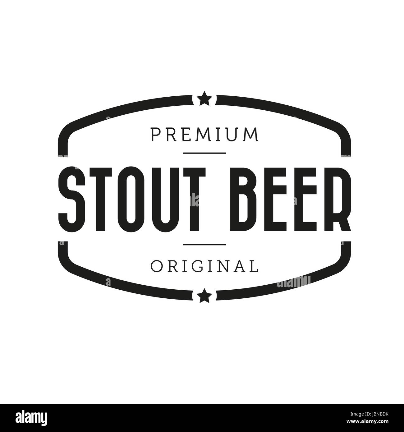 Stout Beer vintage sign Stock Vector Image & Art - Alamy