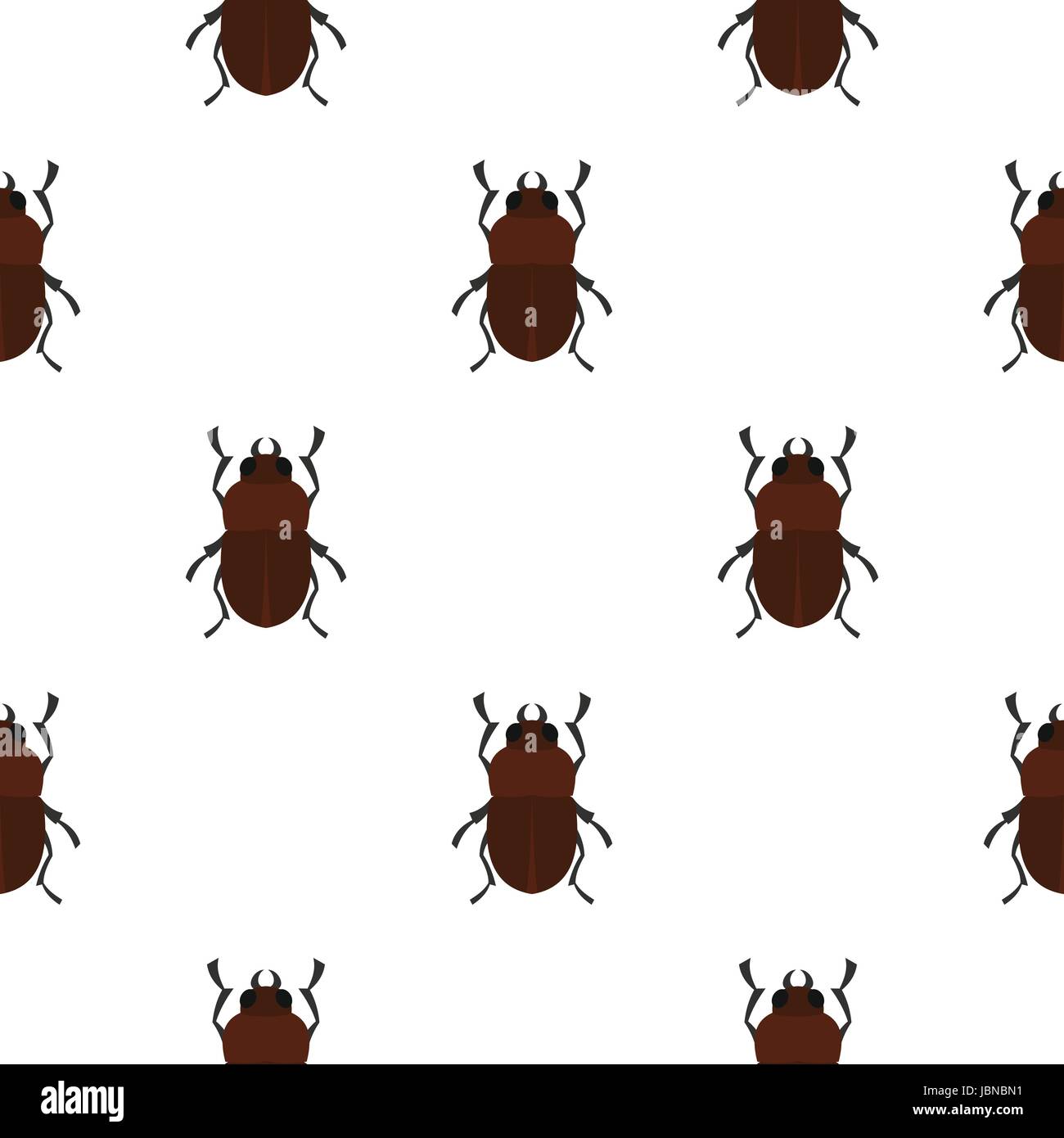 Bug pattern seamless background in flat style repeat vector ...