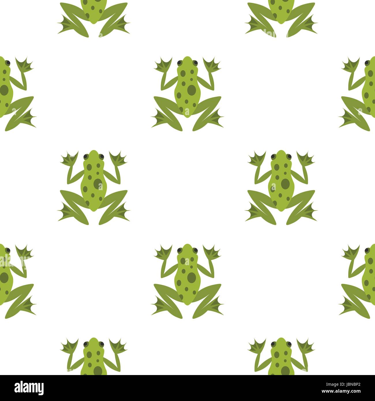 Frog pattern seamless background in flat style repeat vector ...