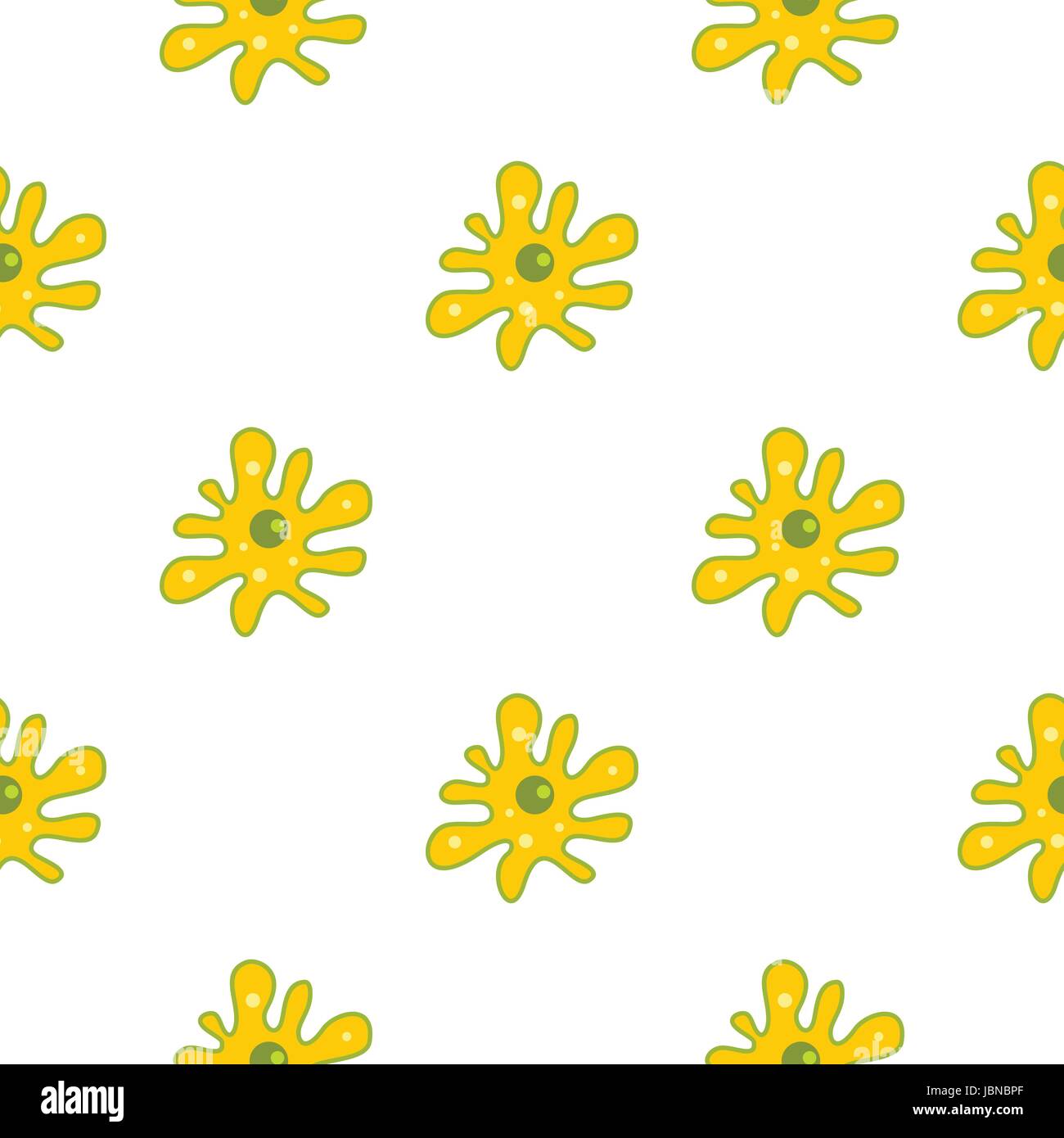 Amoeba pattern seamless background in flat style repeat vector ...