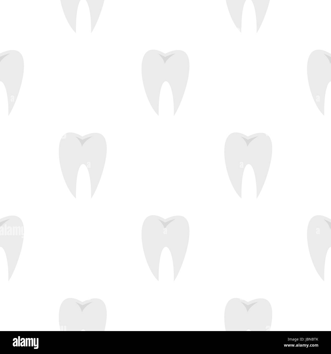 Tooth pattern seamless background in flat style repeat vector ...
