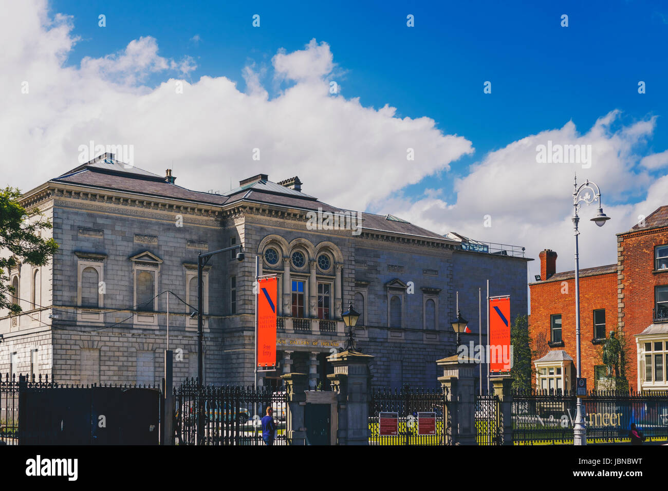 DUBLIN, IRELAND - 10th June, 2017: the beautiful architecture of the ...