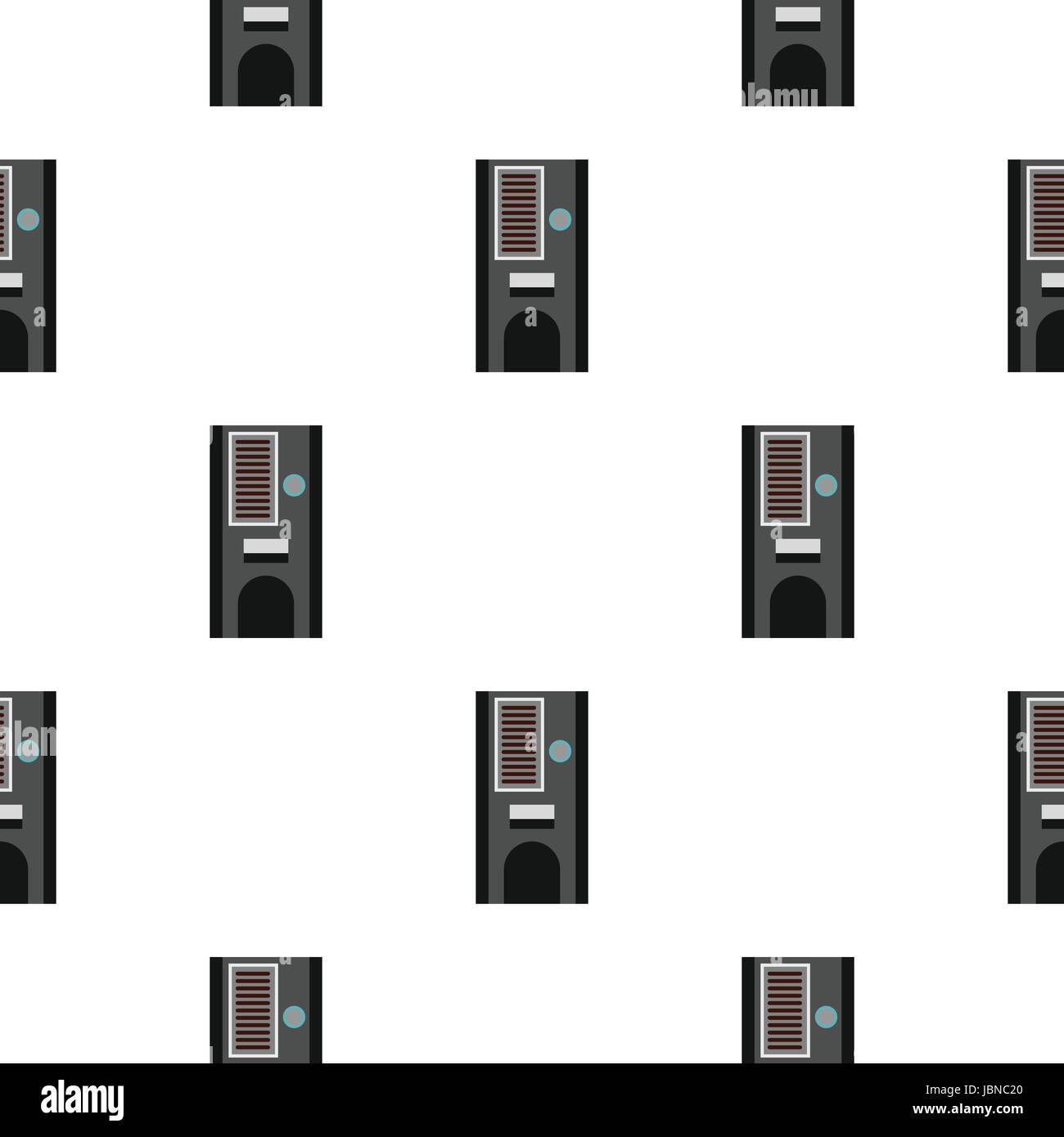 Coffee vending machine pattern seamless background in flat style repeat ...