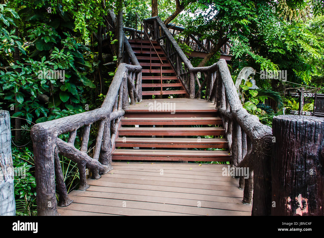 overpass in garden ,in zoo Stock Photo - Alamy