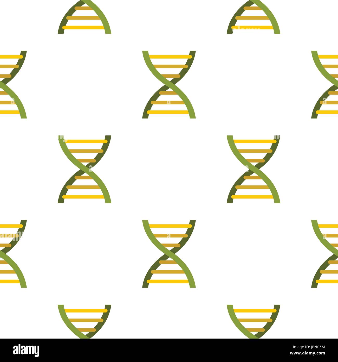 DNA pattern seamless background in flat style repeat vector ...