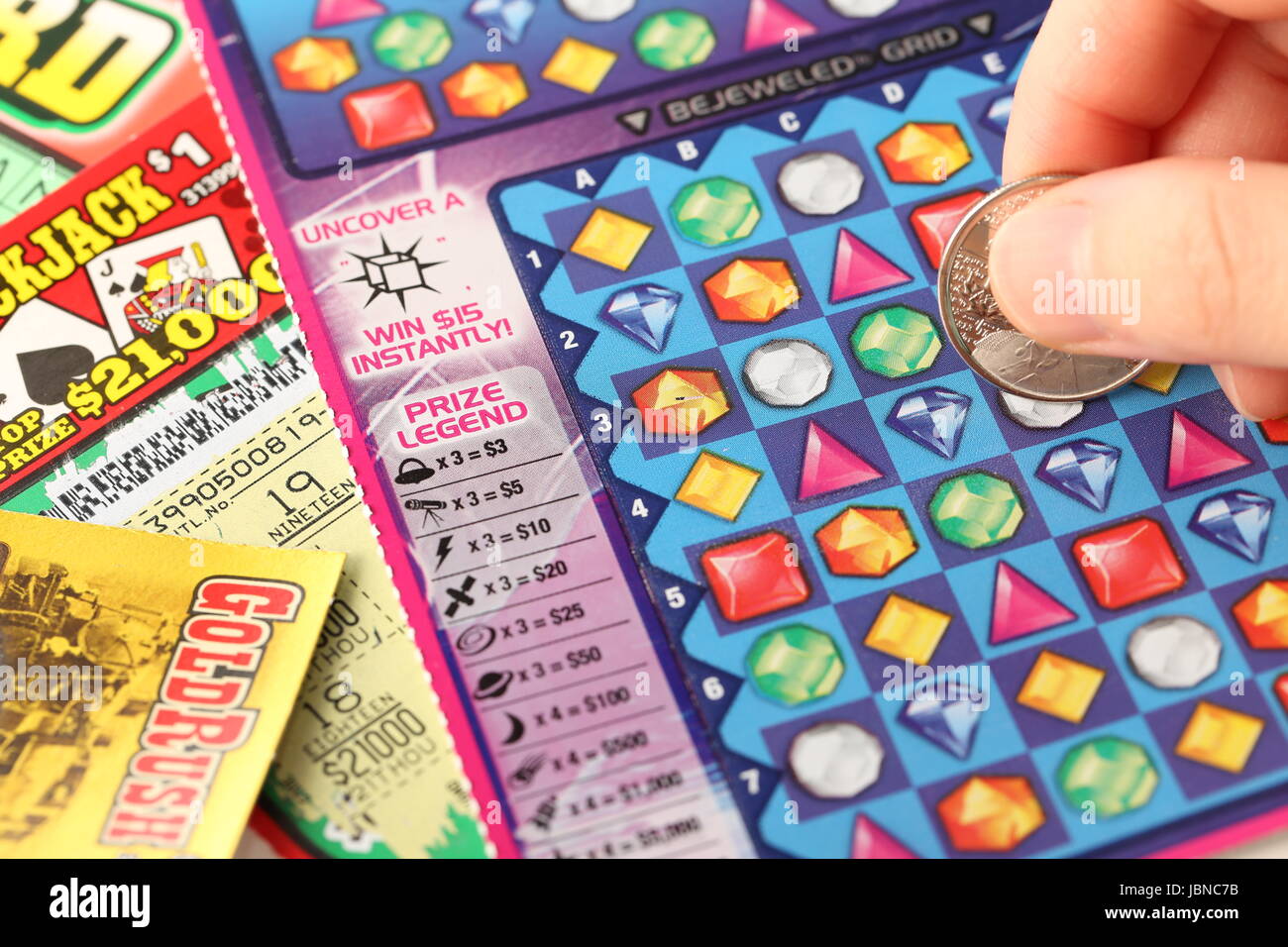 Scratch Tickets High Resolution Stock Photography and Images - Alamy