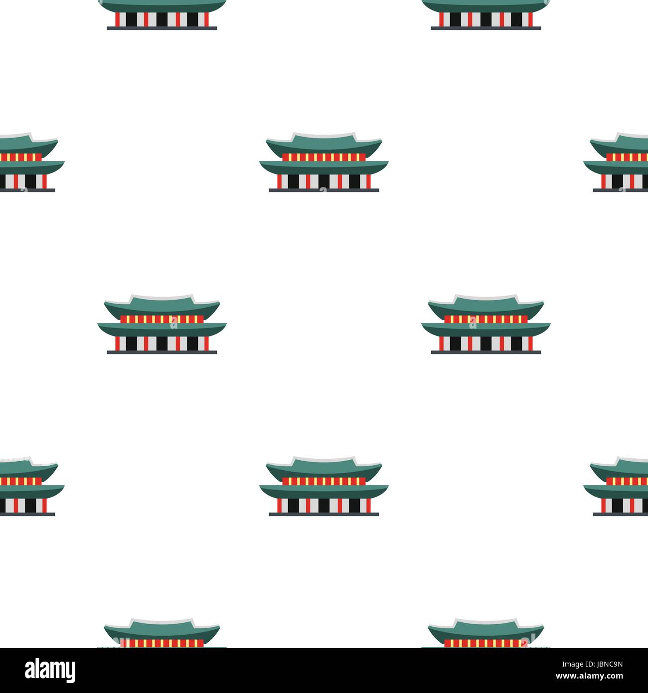 Illustration of traditional korean structure hi-res stock photography ...