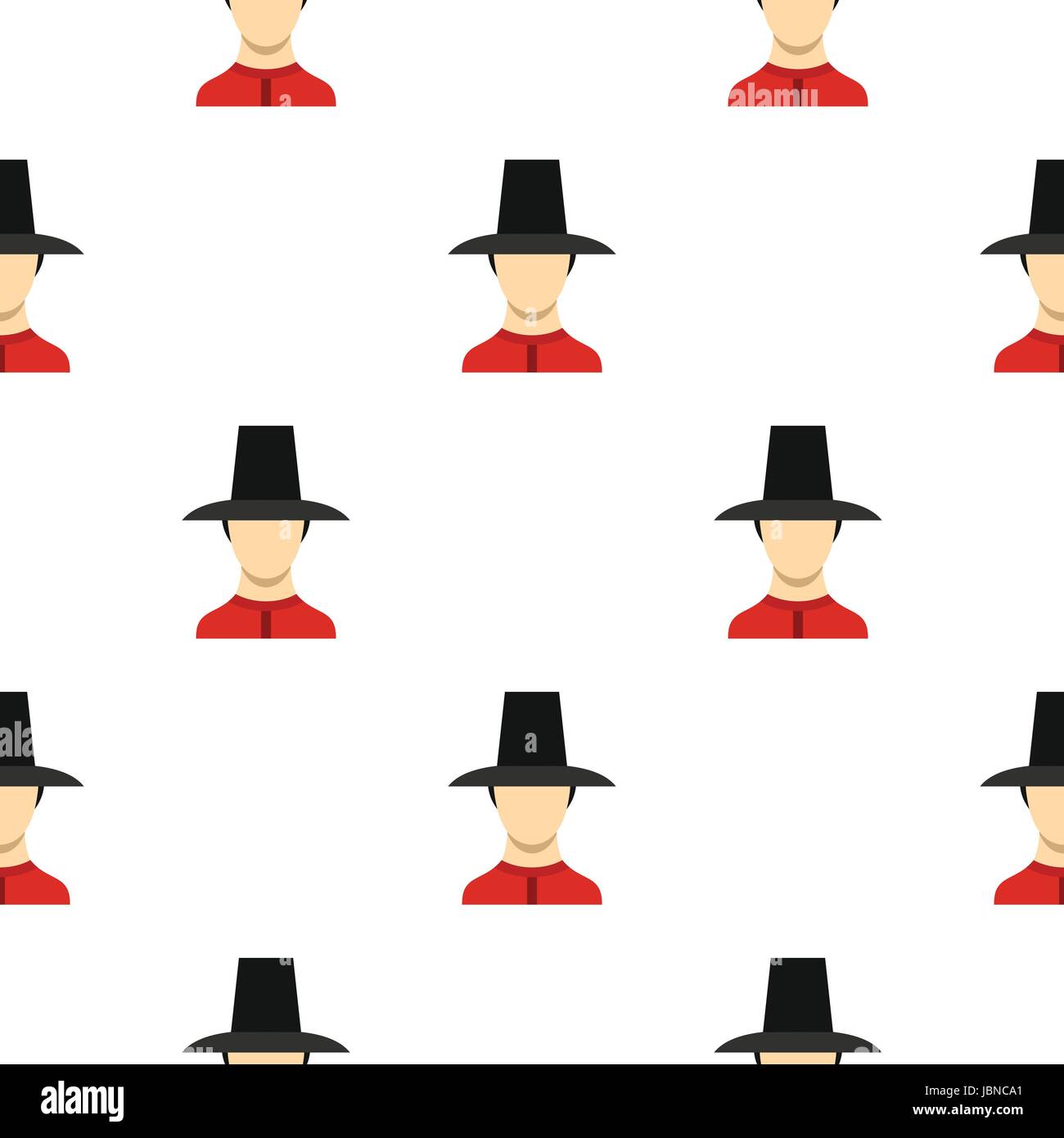 Traditional soldier uniform, South Korea pattern seamless background in ...