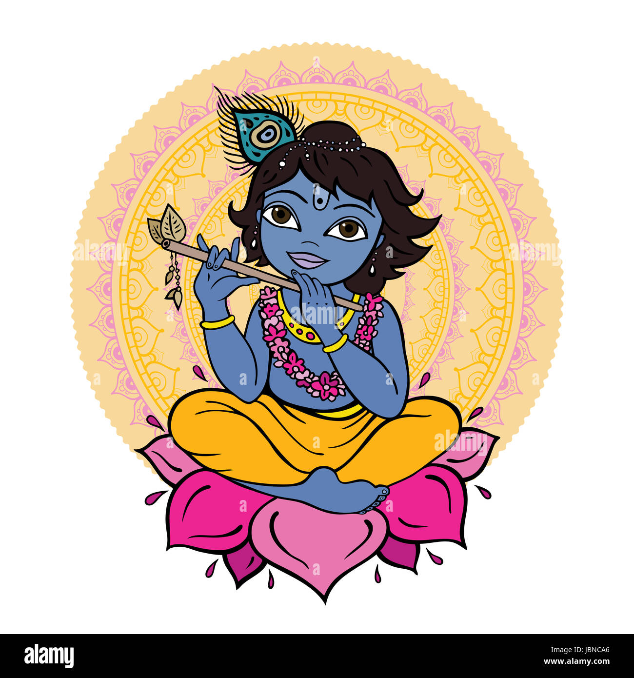 Indian God Krishna Animation