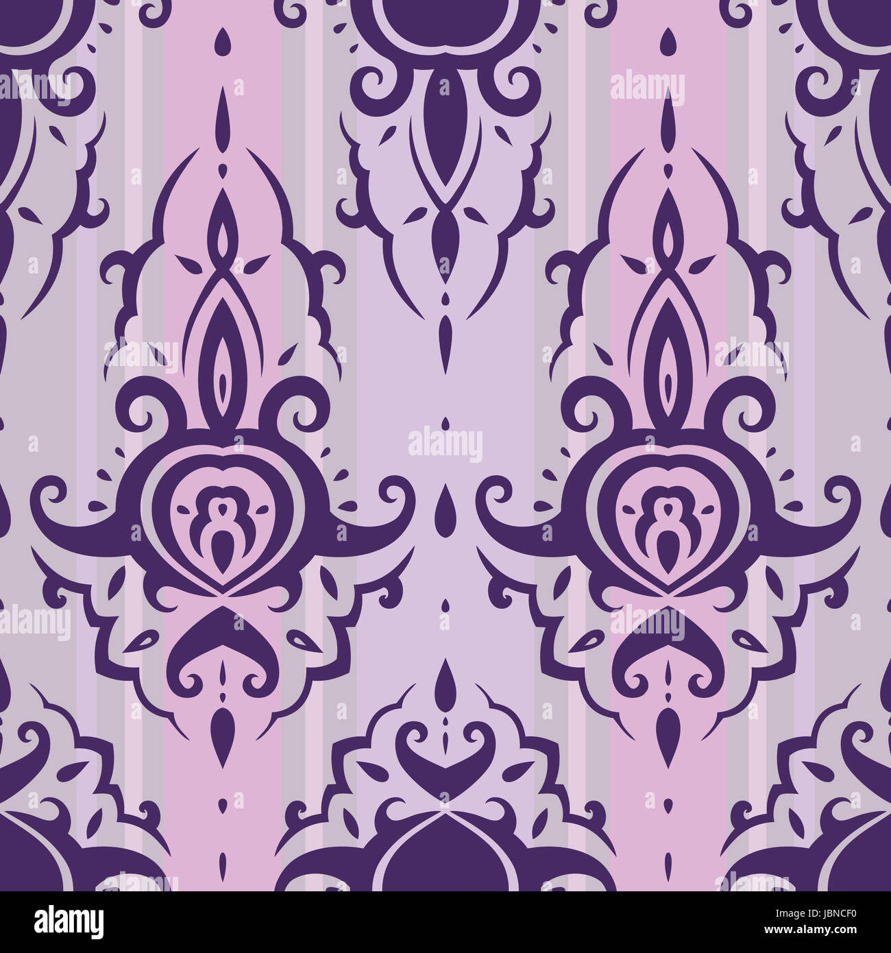 Seamless wallpaper pattern. Elegant Hand Drawn vector pattern Stock ...