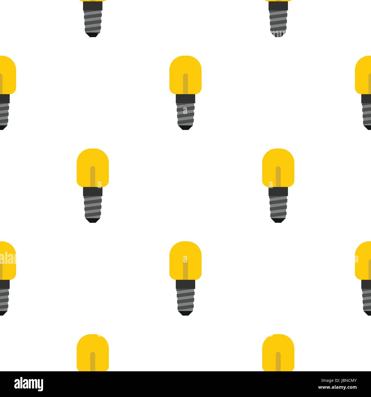 Small incandescent lamp pattern seamless background in flat style ...