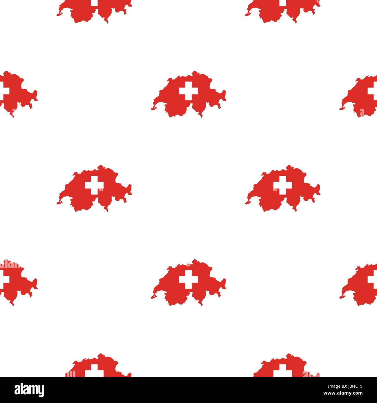 Map of Switzerland pattern seamless background in flat style repeat ...