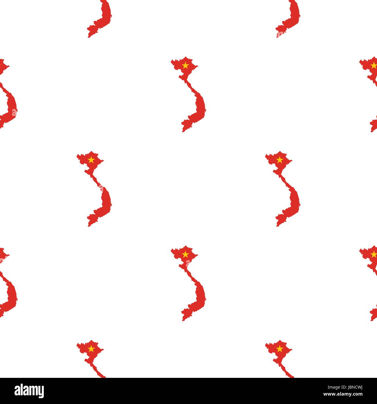Map of Vietnam pattern seamless background in flat style repeat vector ...