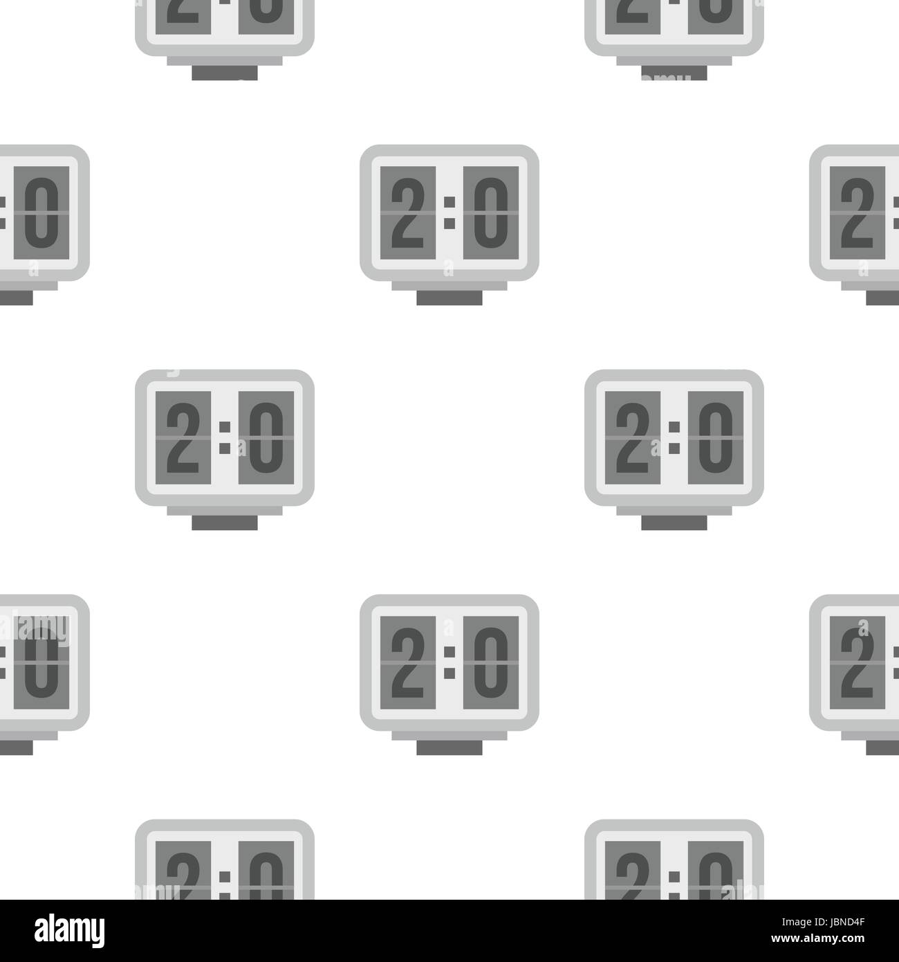 Electronic soccer scoreboard pattern seamless background in flat style ...
