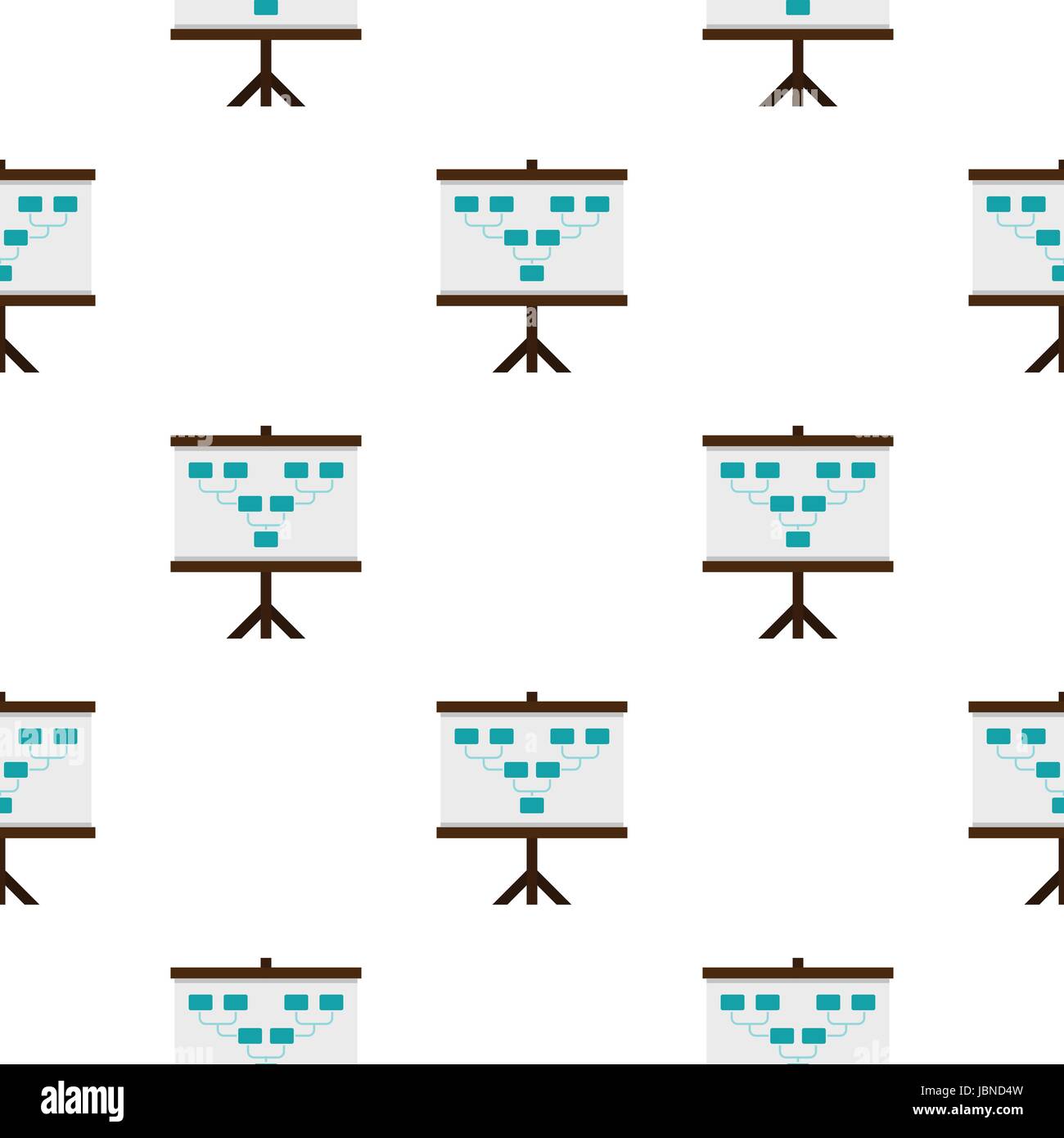 Board with team formation pattern seamless background in flat style ...