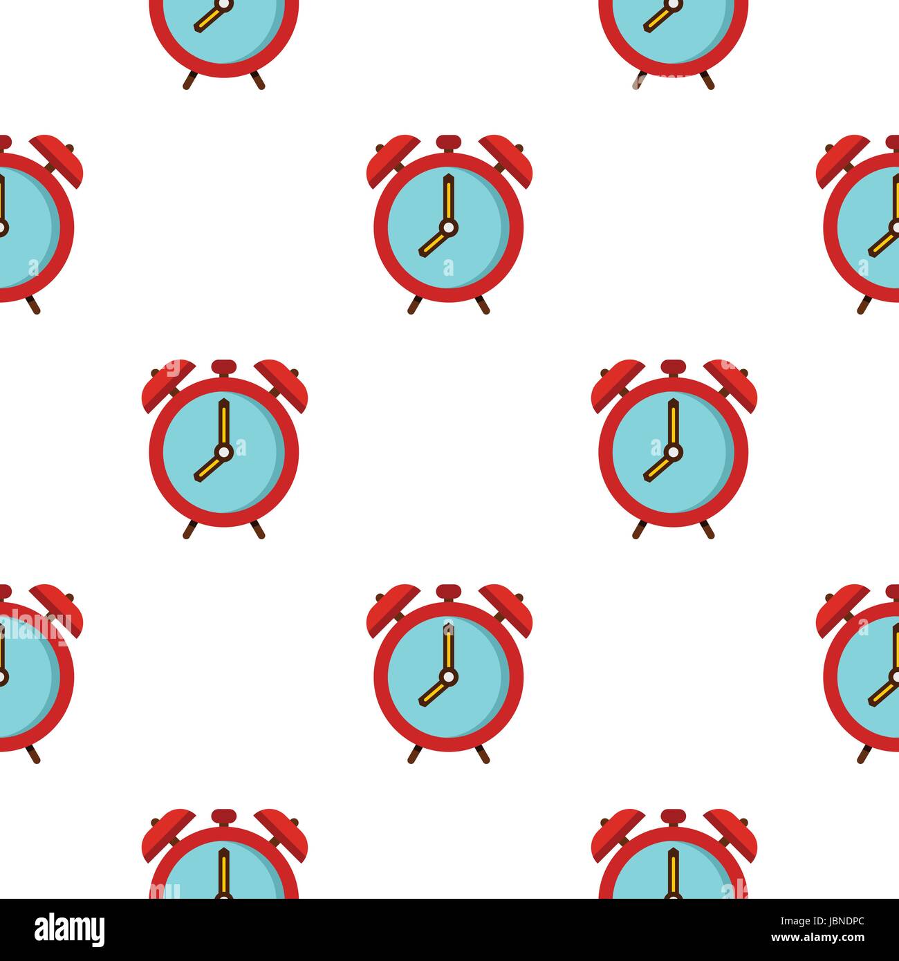 Alarm clock pattern seamless Stock Vector Image & Art - Alamy