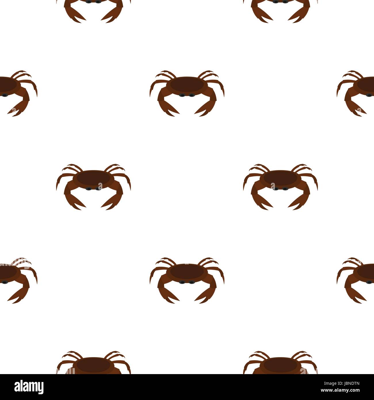 Edible brown crab pattern seamless Stock Vector Image & Art - Alamy