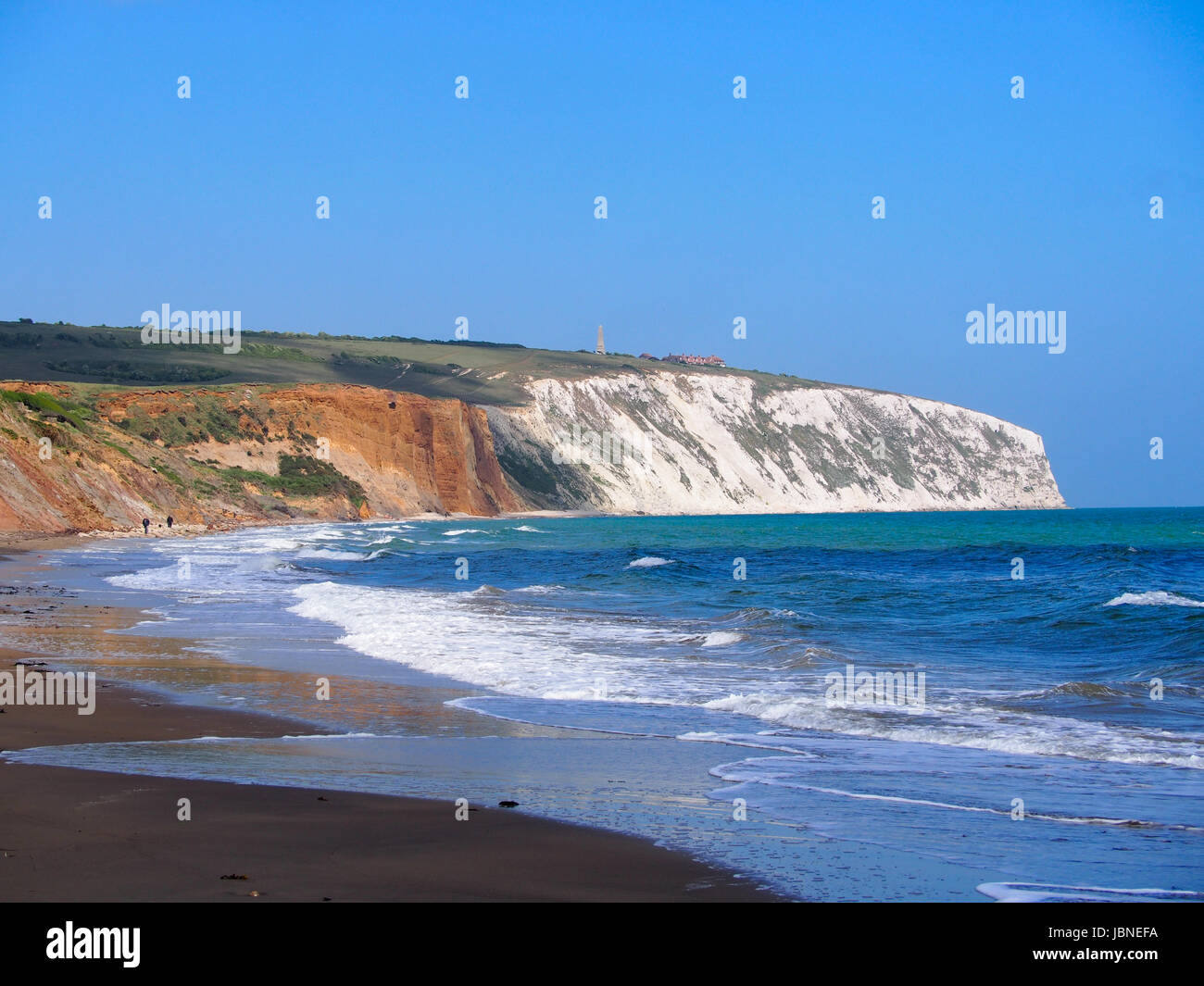 Sandown beach isle wight summer hi-res stock photography and images - Alamy