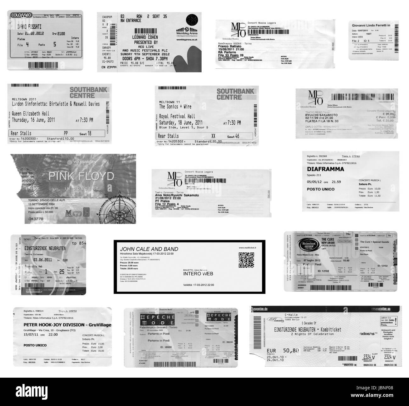 Pink floyd concert ticket hi-res stock photography and images - Alamy