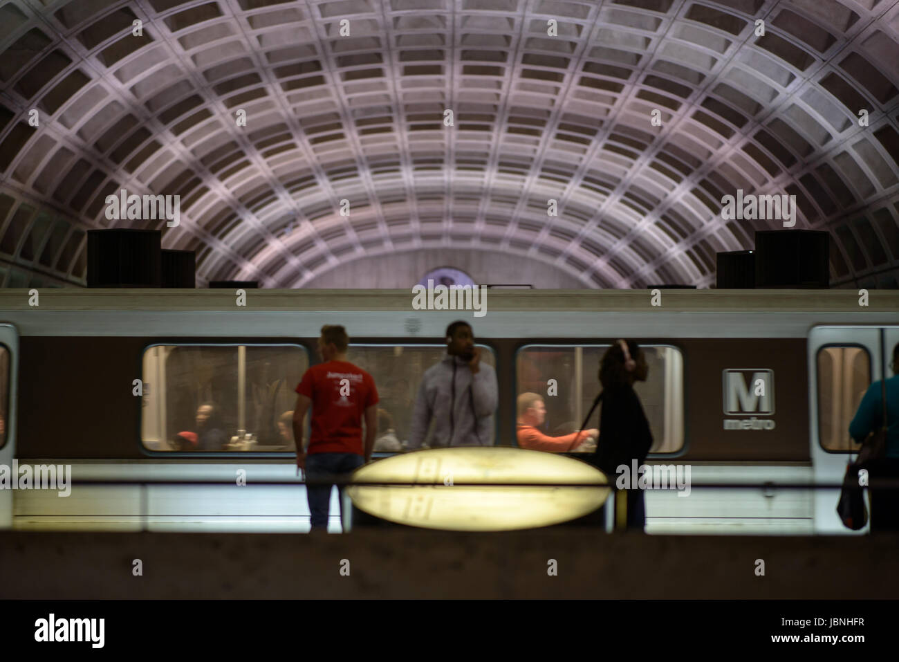 Washington dc metro train hi-res stock photography and images - Alamy