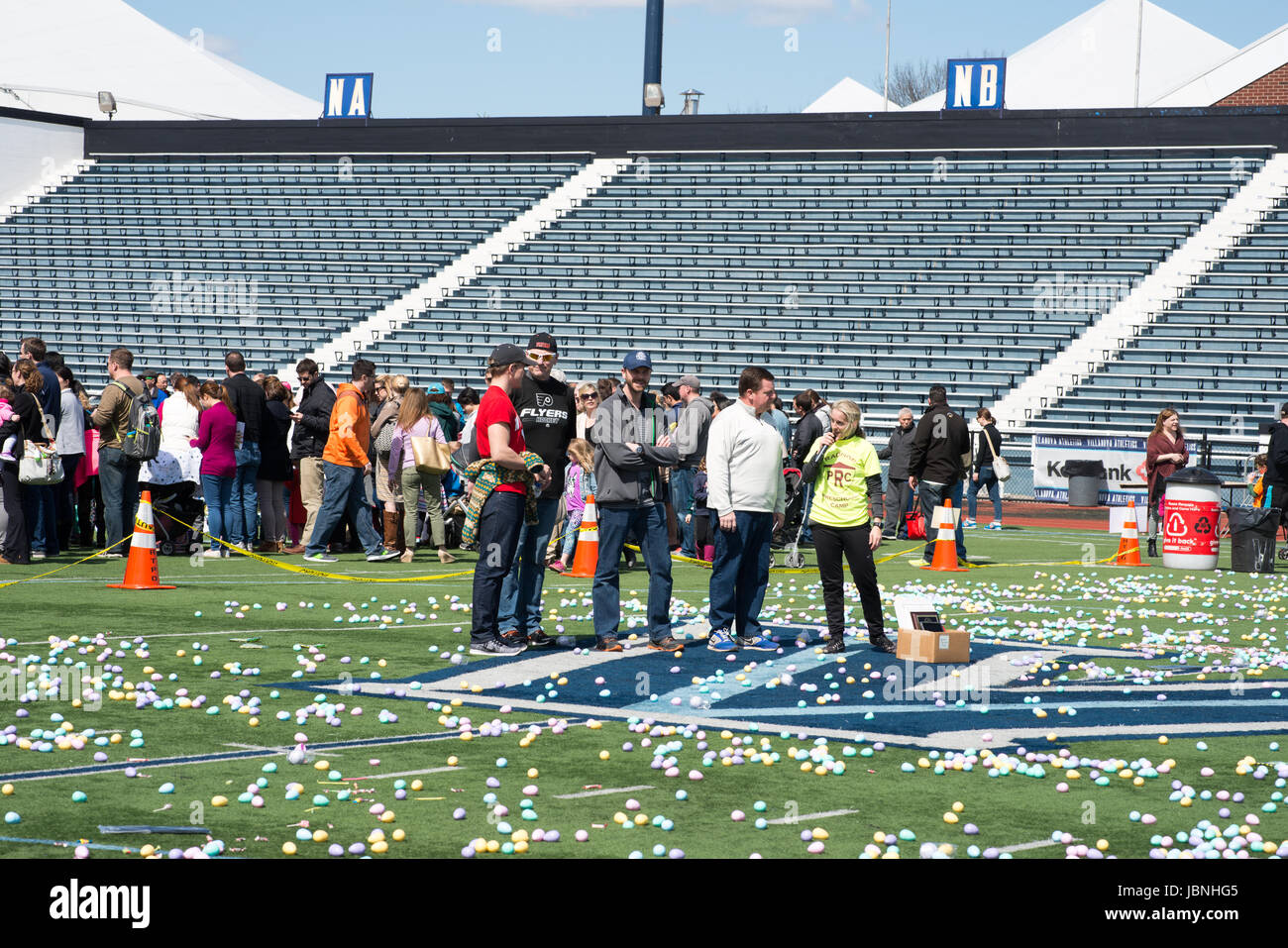 VILLANOVA, PA - APRIL 2: Radnor Township hosts Easter Egg Hunt at ...