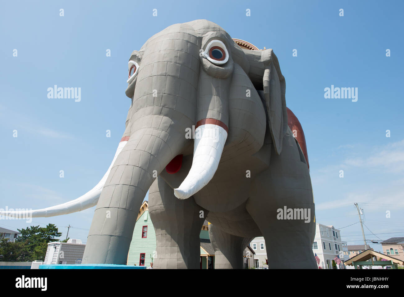 MARGATE, NJ - AUGUST 16: Lucy the Elephant on August 16, 2016 Stock ...