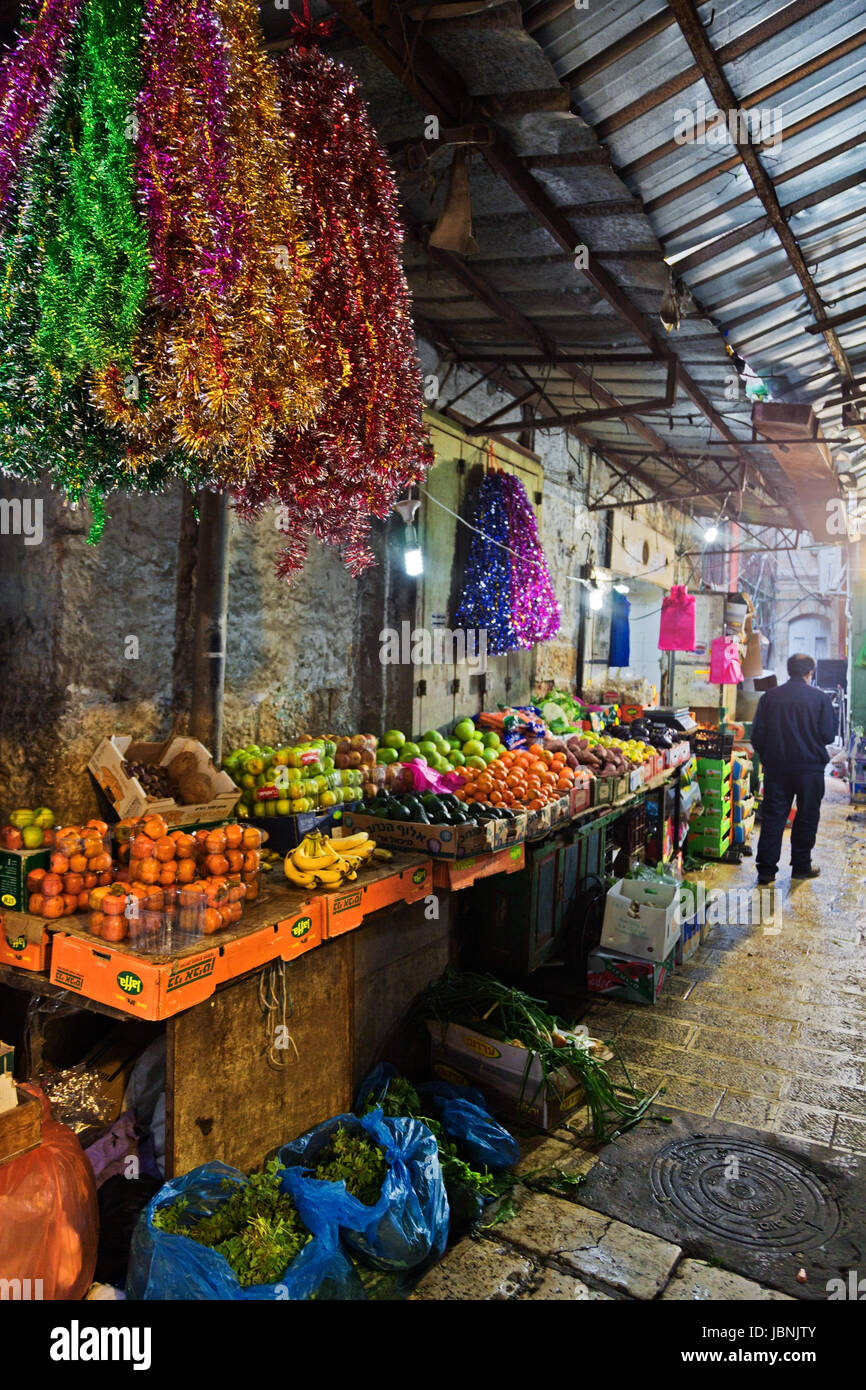 Palestine street market food hi-res stock photography and images - Alamy