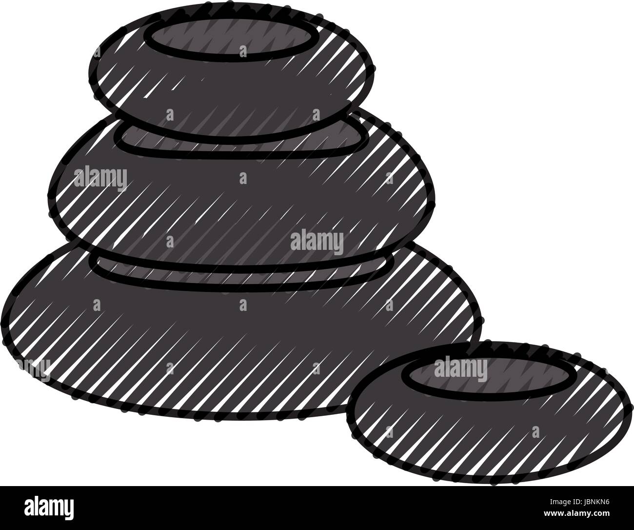 Incense pile Stock Vector Images - Alamy