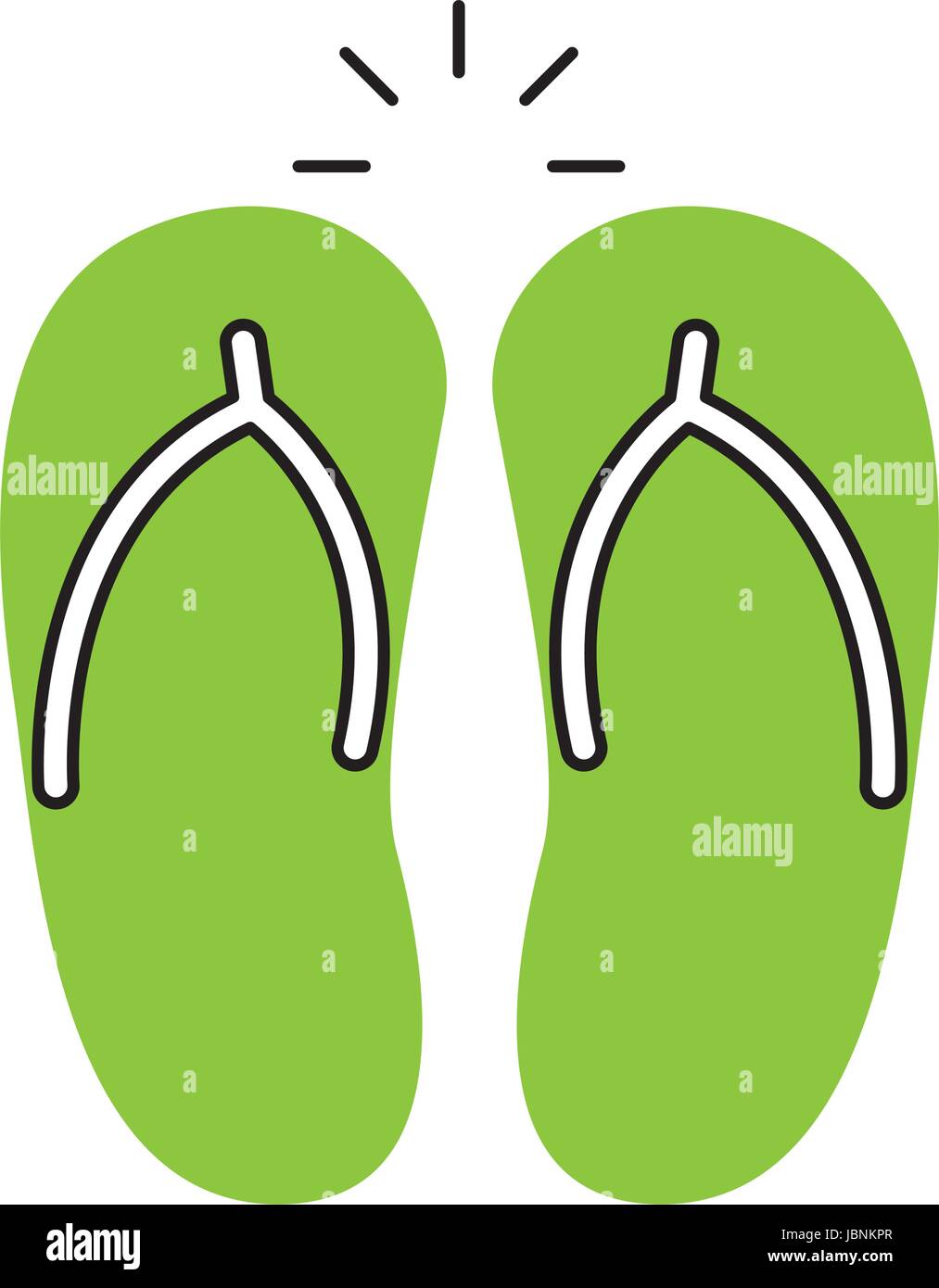 Flip flops icon image Stock Vector Images - Alamy