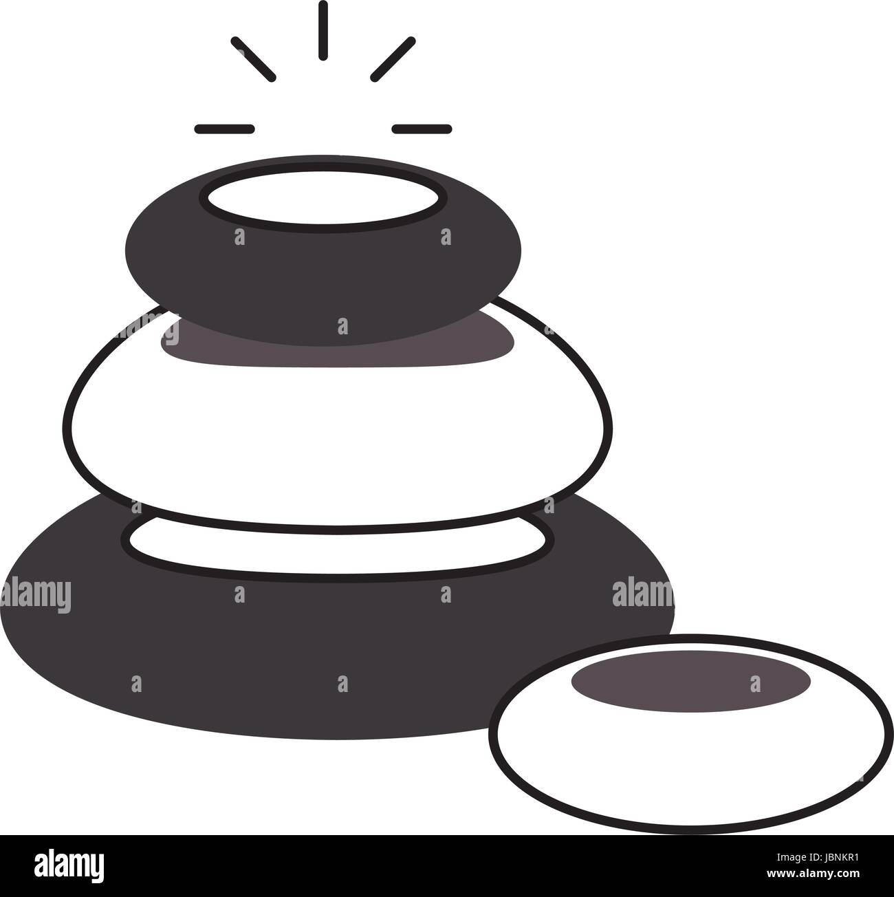 stones pile spa icon Stock Vector Image & Art - Alamy