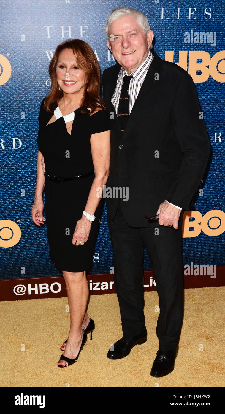 The Wizard of Lies NYC Premiere Featuring: Marlo Thomas, Phil Donahue ...